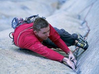 The Dihedral Wall - Climbing