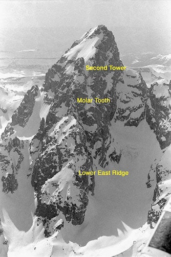 Grand Teton's East Ridge Skied - Climbing