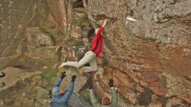 Wild British Grit Action - Climbing