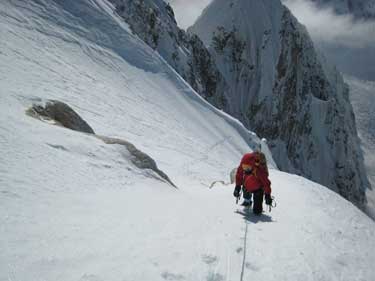 Mt. Huntington Climbed in Winter - Climbing