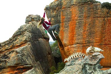 Lisa Rands on The Mandala - Climbing