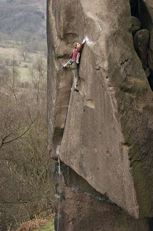 Lisa Rands on The Mandala - Climbing