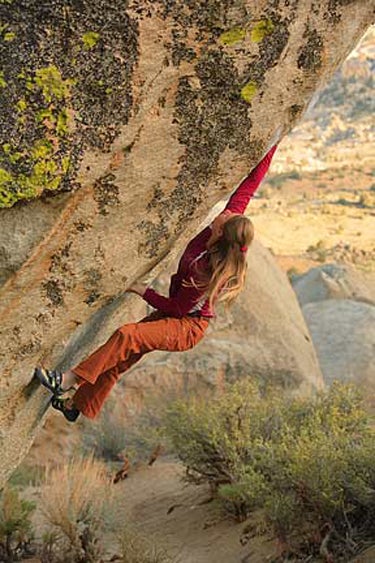 Lisa Rands on The Mandala - Climbing