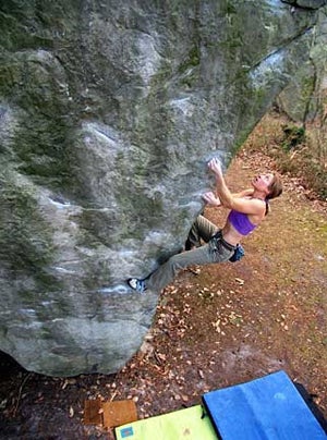 Lisa Rands on The Mandala - Climbing