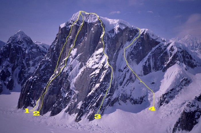 French Climb Major New Route on Mt. Dickey - Climbing