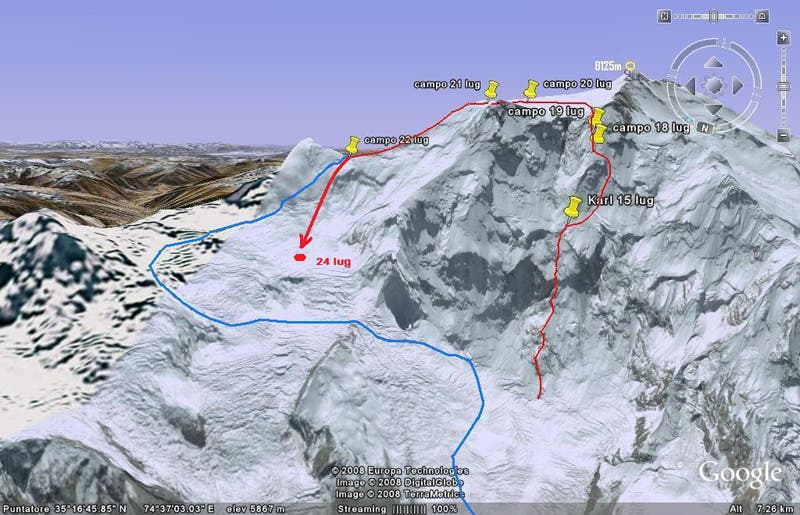 Italians Rescued from Nanga Parbat