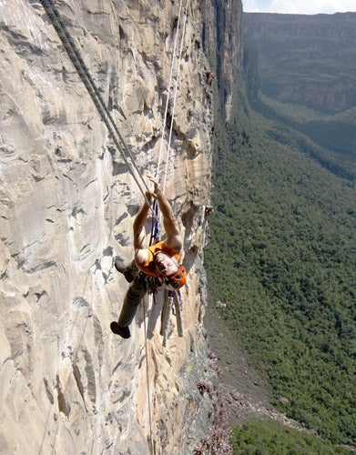 Arrans Free-Climb Wild Venezuelan Wall - Climbing