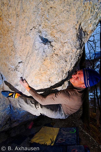 Lamprecht Sends Possible V16 in Germany - Climbing