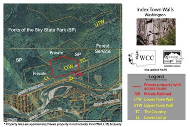 Washington's Lower Index Town Wall Threatened - Climbing