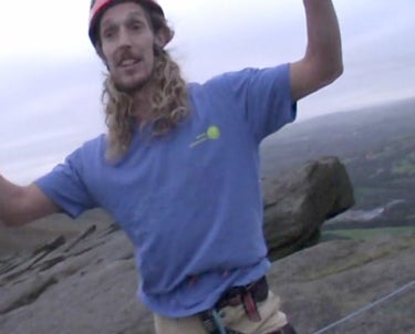 Gritstone Action at UK's Wimberry Rocks - Climbing