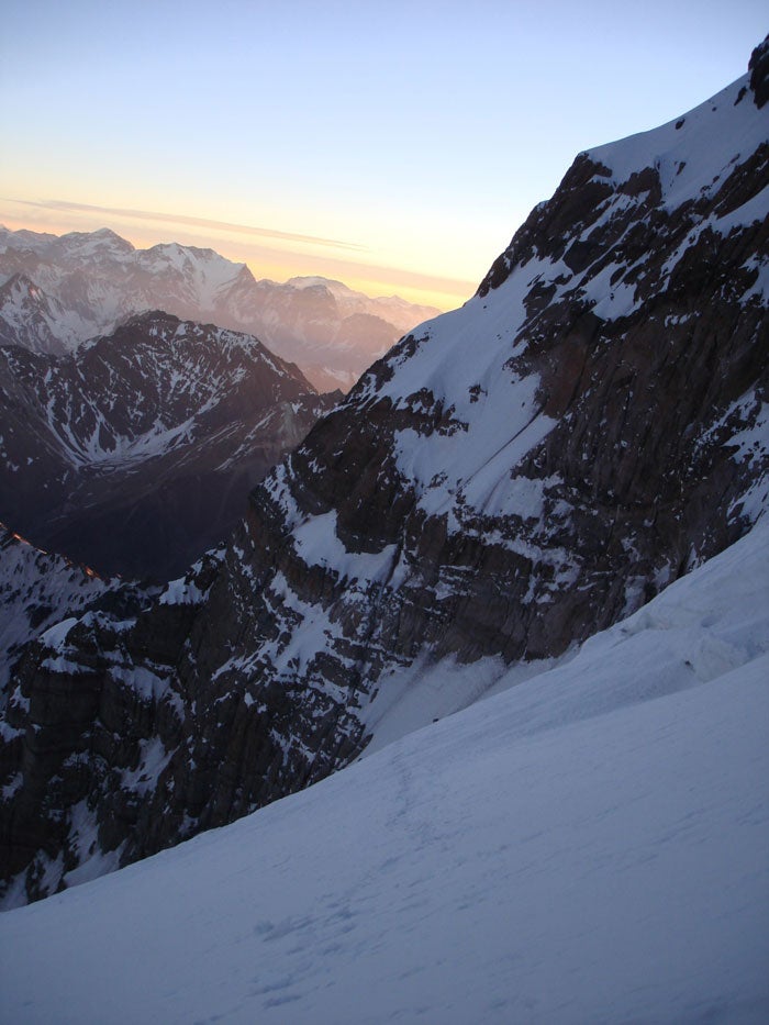 Solo New Route on Aconcagua South Face - Climbing