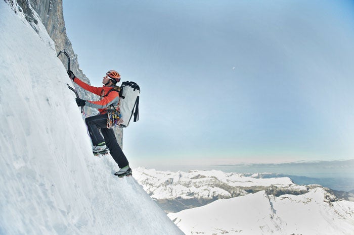 Another Free Line on North Face of Eiger - Climbing