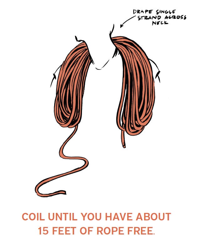 Tech Tips: Ropework 1 - Single-Strand Backpack Coil - Climbing