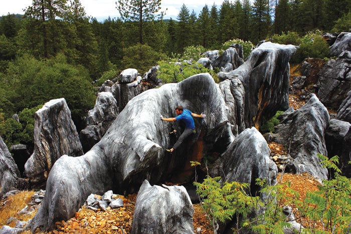 Columbia's Limestone Blocks - Climbing