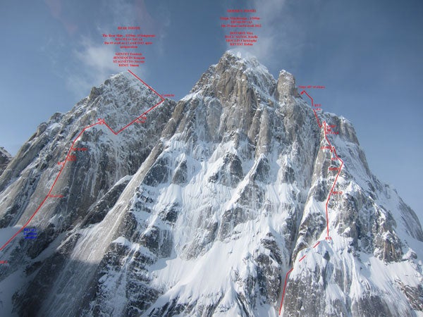 French Score Two Major Alaskan Routes - Climbing