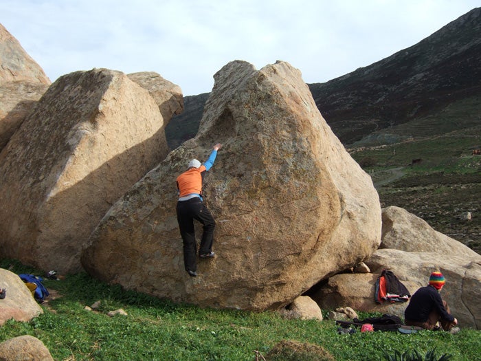 Unique Boulders in Tinos, Greece - Climbing