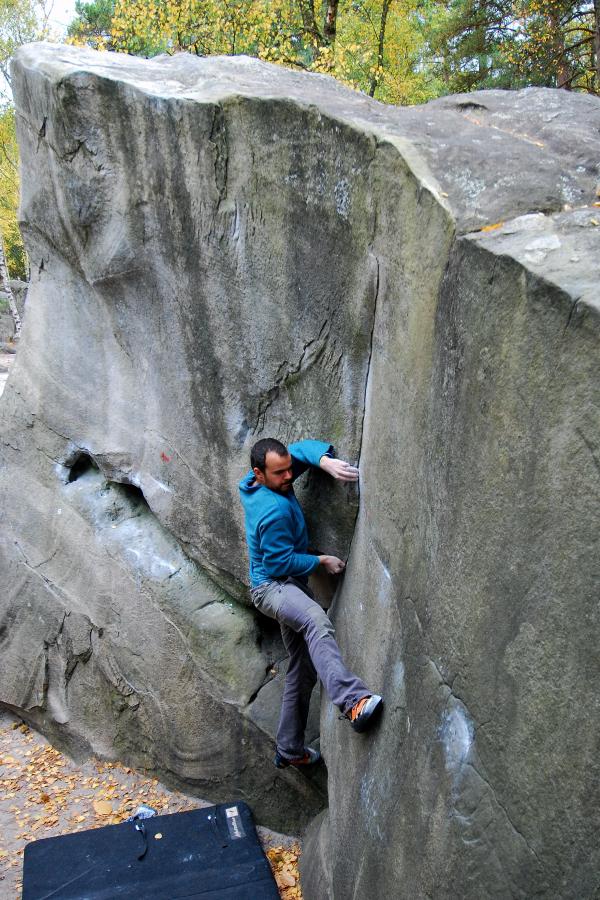 Fall Bouldering in Fontainebleau, France - Climbing