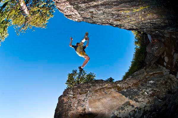 Bouldering in the Buttermilks, Happy Boulders - Climbing