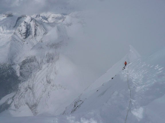 First Ascent of Mt. Alberta's North Face in "Near-Winter" Conditions ...