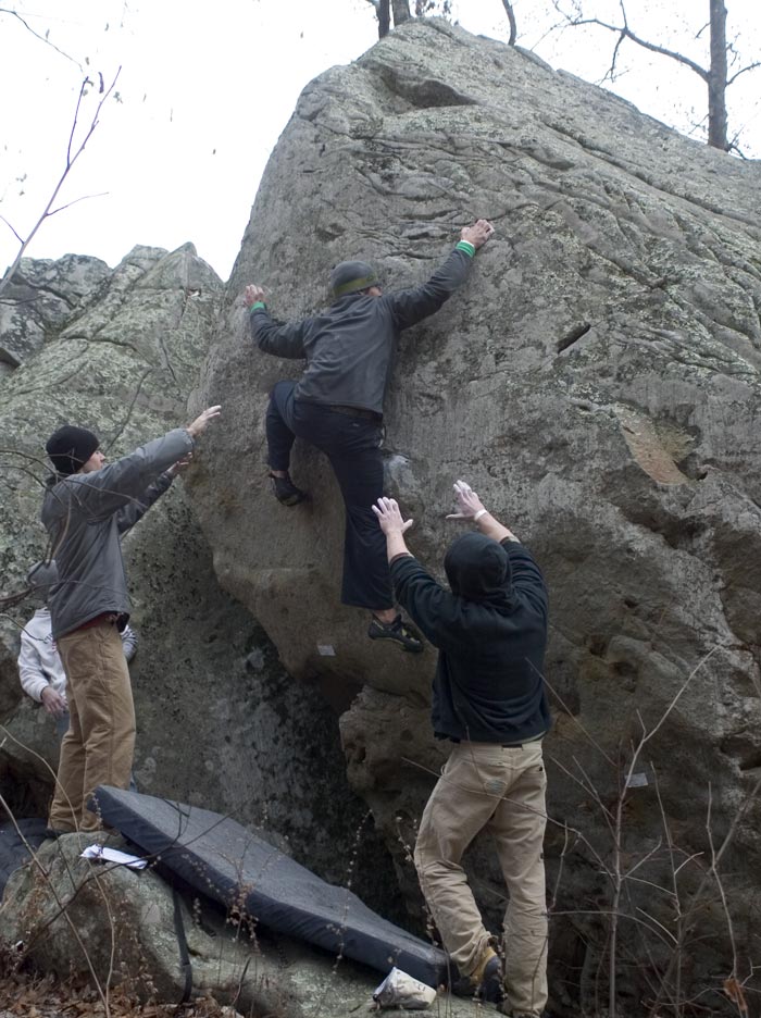 The Stone Fort - 2009 Triple Crown Bouldering Series - Climbing