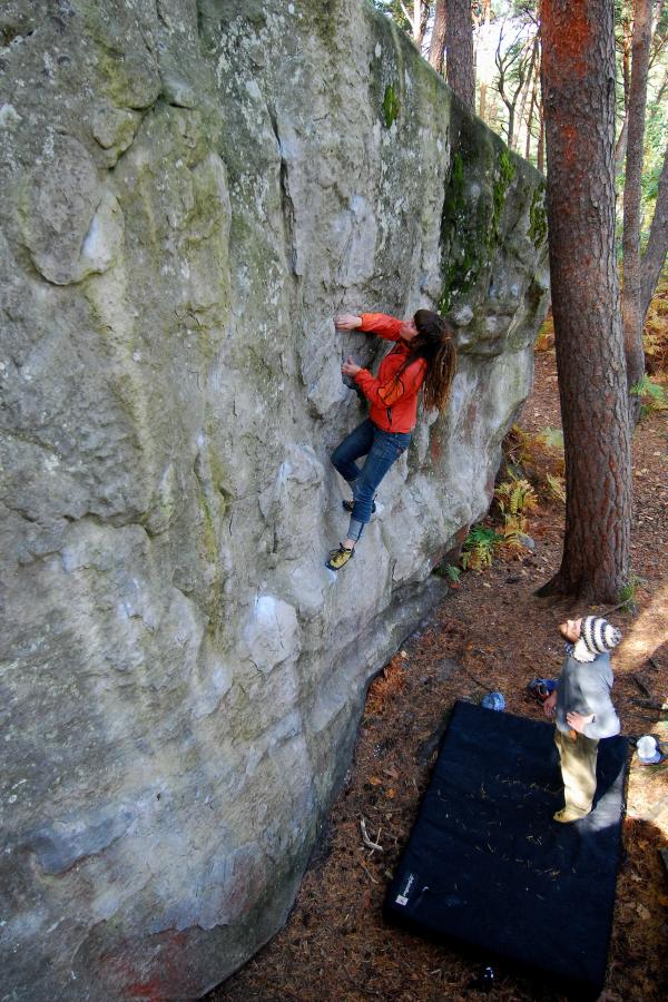 Fall Bouldering in Fontainebleau, France - Climbing