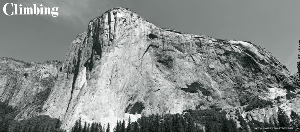El Cap Panorama - Climbing