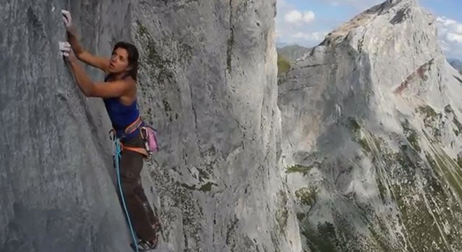 Caprez, Lachat on Silbergeier (5.14a) - Climbing