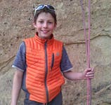 Drew Ruana, 13, Climbs To Bolt or Not to Be (5.14a)