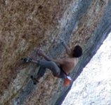 Ethan Pringle on Era Vella (5.14d), Margalef, Spain - Climbing