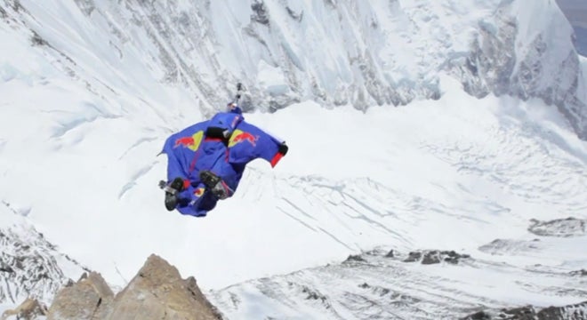Highest BASE Jump in the World... Off Everest! - Climbing