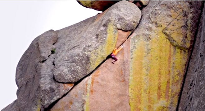 Watch Pamela Pack on Second Ascent of Jihad (5.11d) - Climbing