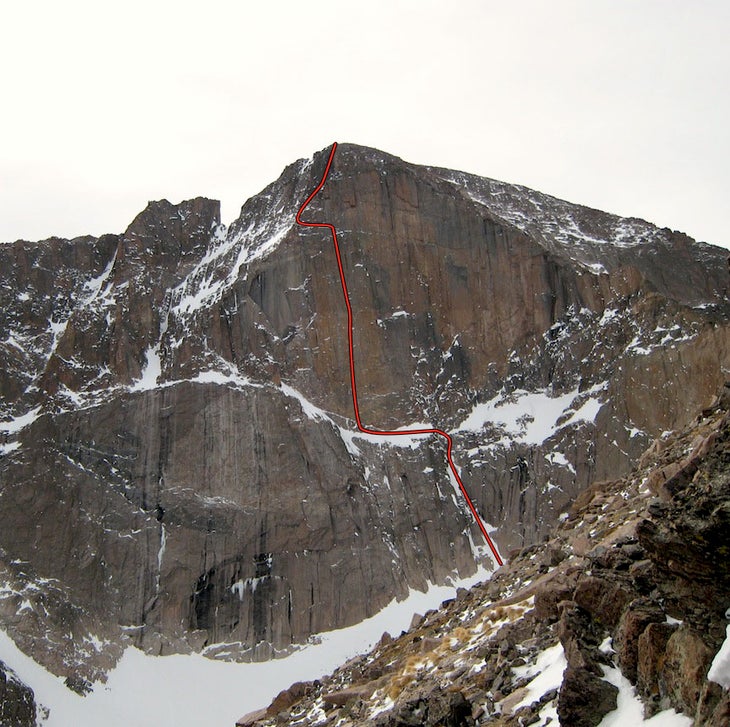 New Winter Speed Record on the Diamond - Climbing