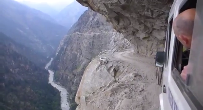 World's Scariest Approach Road - Climbing
