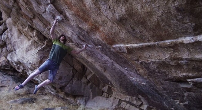 Watch Jimmy Webb Send Defying Gravity (V15) - Climbing