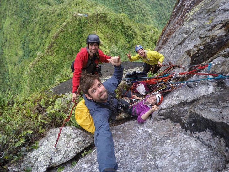 Mike Libecki and Angie Payne Climb Wild Jungle Tower - Climbing