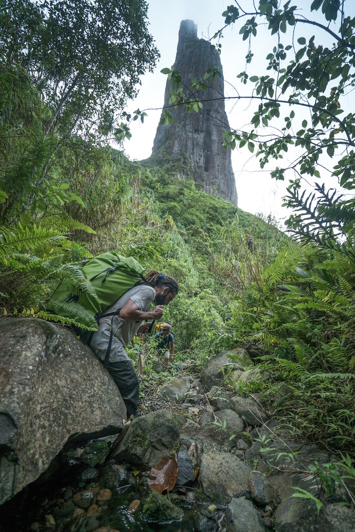 Mike Libecki and Angie Payne Climb Wild Jungle Tower - Climbing