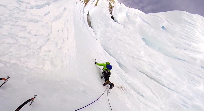 Video: Climbing Cerro Torre's Classic Ice Wall - Climbing
