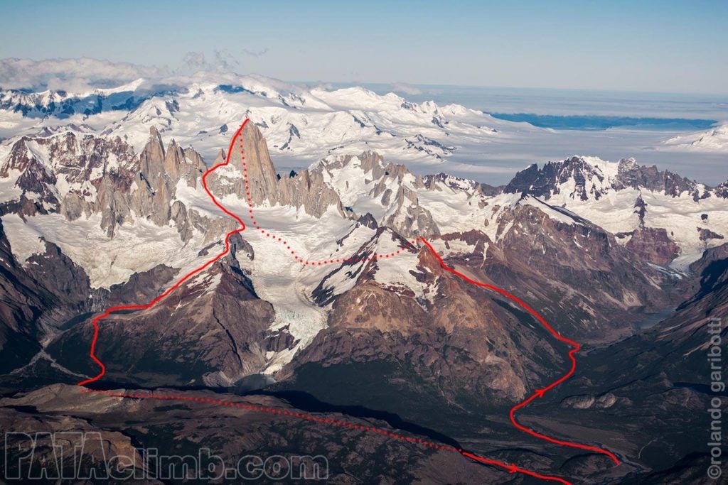 Fitz Roy Road-to-Road in a Day - Climbing