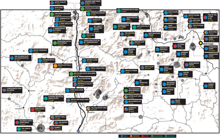 North Conway, New Hampshire Climbing Destination Guide - Climbing