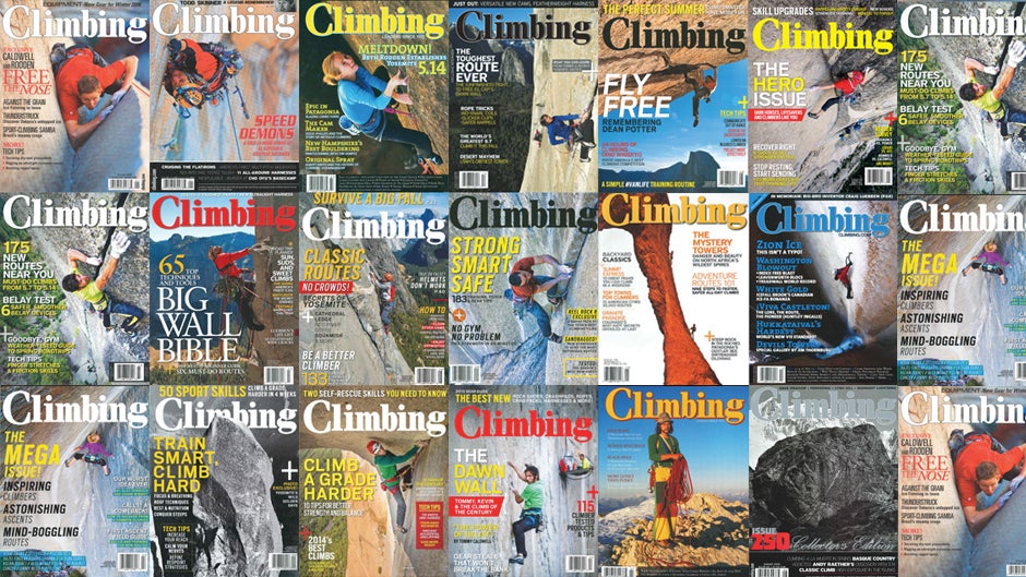 100 Climbing Magazine Covers By the Numbers