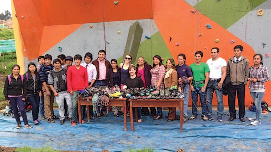 The NGO Bringing Rock Climbing to Peru