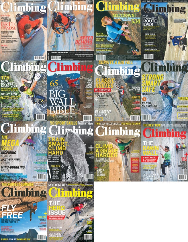 100 Climbing Magazine Covers By the Numbers