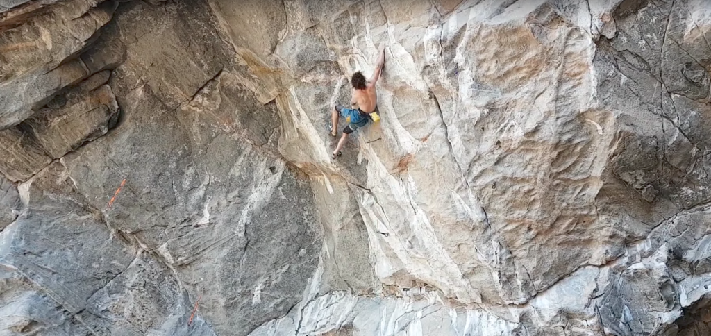 Video: Adam Ondra Works Second Crux of Project Hard (Possible 5.15d)