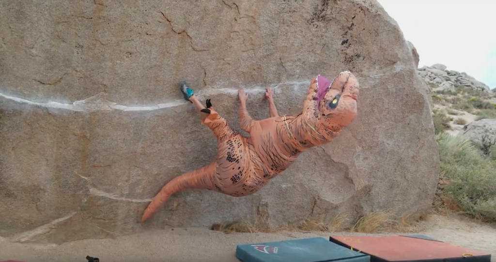 Video: T-Rex Attempts Iron Man (V4) Traverse