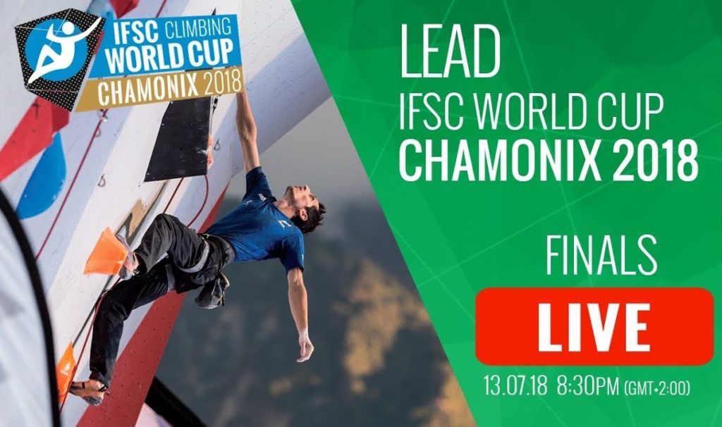 Livestreams: IFSC World Cup 2018 Chamonix—Lead and Speed