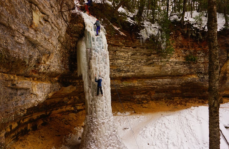 Michigan Ice Fest: The History of the Oldest Ice Climbing Festival in ...