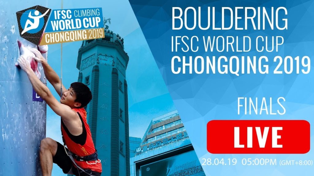 Livestreams: IFSC World Cup 2019 Chongqing—Bouldering and Speed