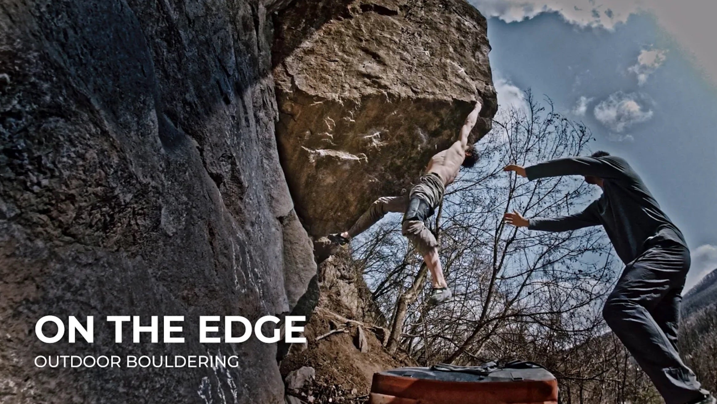 Video: Adam Ondra Projects The Edge Boulder Problem - Climbing
