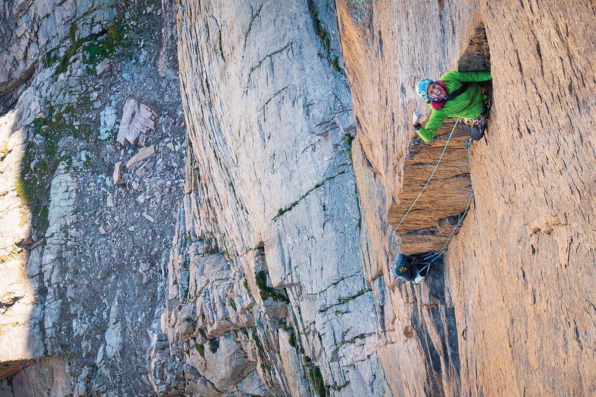Epic Proportions: New Routing on the Diamond. - Climbing