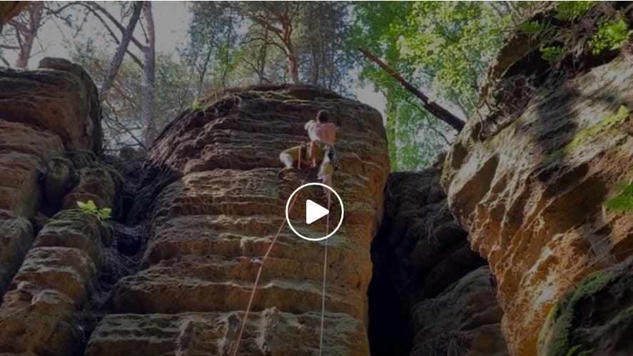 Weekend Whipper: Huge Fall in the Czech Republic - Climbing
